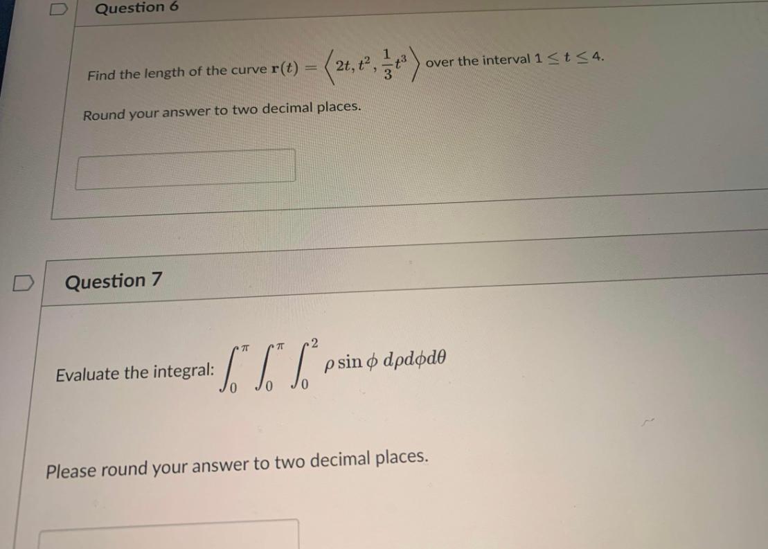 Solved Find the length of the curve r(t)= 2t,t2,31t3 over | Chegg.com