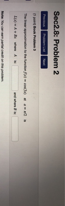 Solved Sec2.8: Problem 1 (1 point) Book Problem 1 Find the | Chegg.com