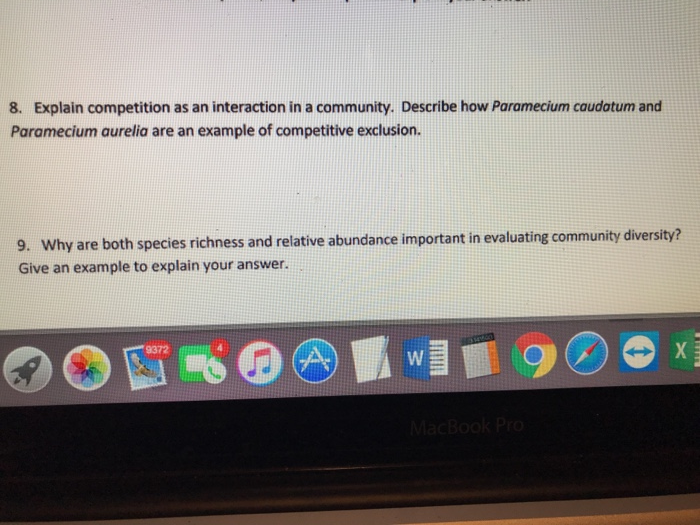 Solved 8. Explain competition as an interaction in a | Chegg.com