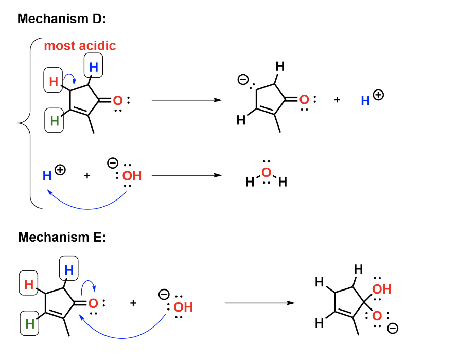 Solved Show the most plausible mechanism for the acid-base | Chegg.com