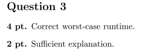 Solved [3] (6 pts.) Iterative Algorithms Analysis Consider | Chegg.com