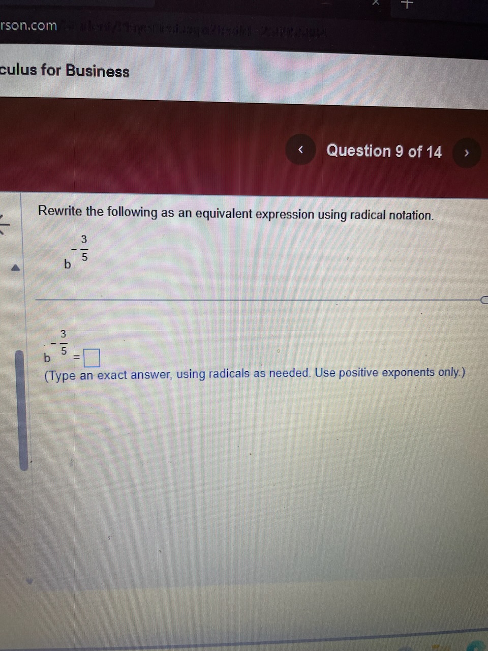 Solved Rewrite the following as an equivalent expression | Chegg.com