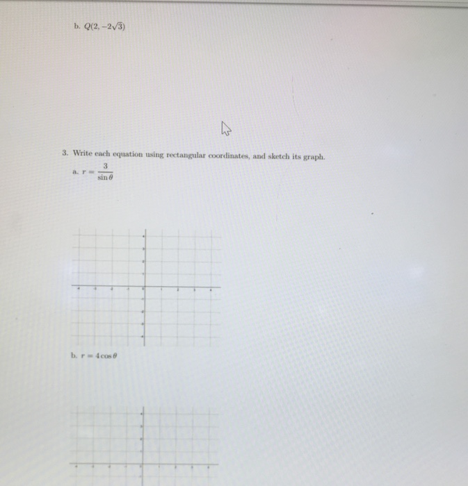 Solved 1. For the polar points given, plot the points and | Chegg.com