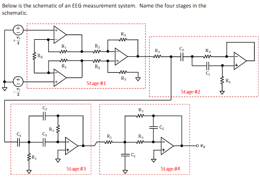 Solved Below is the schematic of an EEG measurement system. | Chegg.com