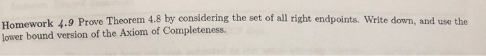 Solved Theorem 4.8 (The Nested Interval Property) For each n | Chegg.com