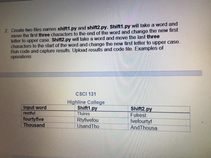 Solved move the first three characters to the end of the | Chegg.com