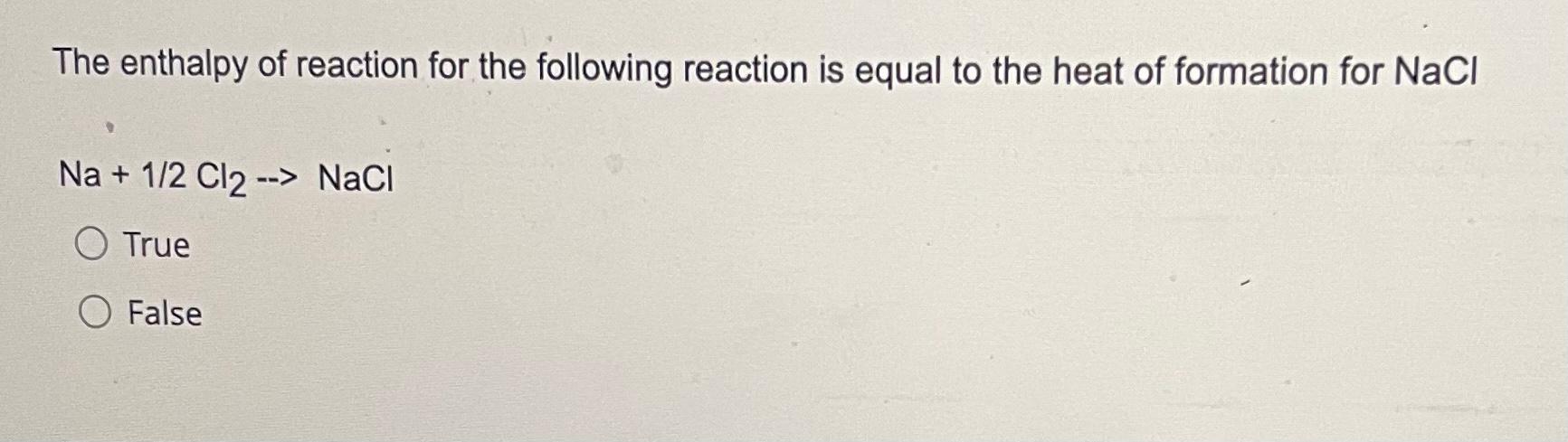 Solved The enthalpy of reaction for the following reaction | Chegg.com