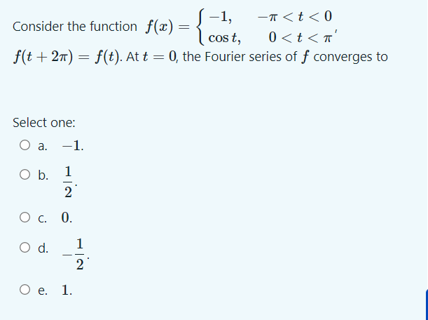 Solved = -1, - | Chegg.com