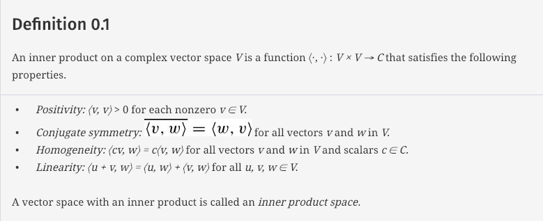 Solved Show that the L[a, b] inner product satisfies the | Chegg.com