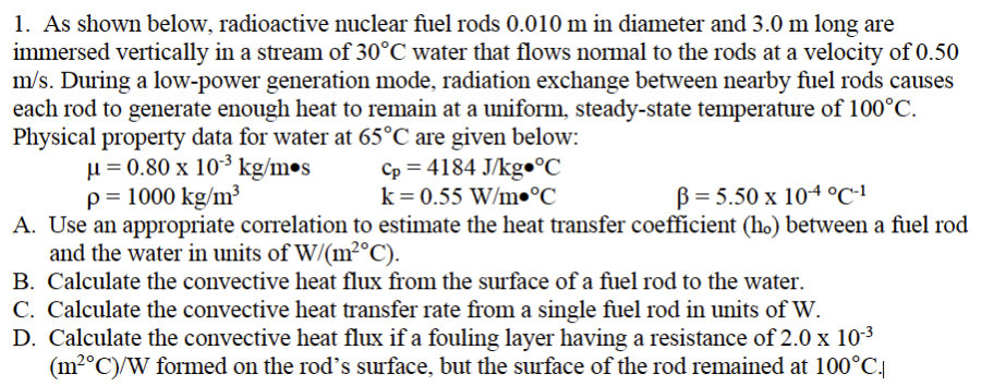1. As shown below, radioactive nuclear fuel rods | Chegg.com