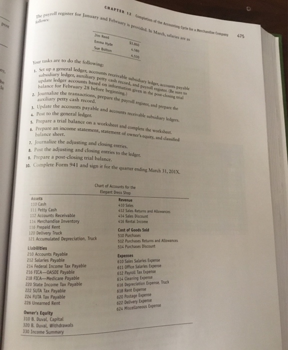 Mini Practice Set Reviewing the Accounting Cycle for | Chegg.com
