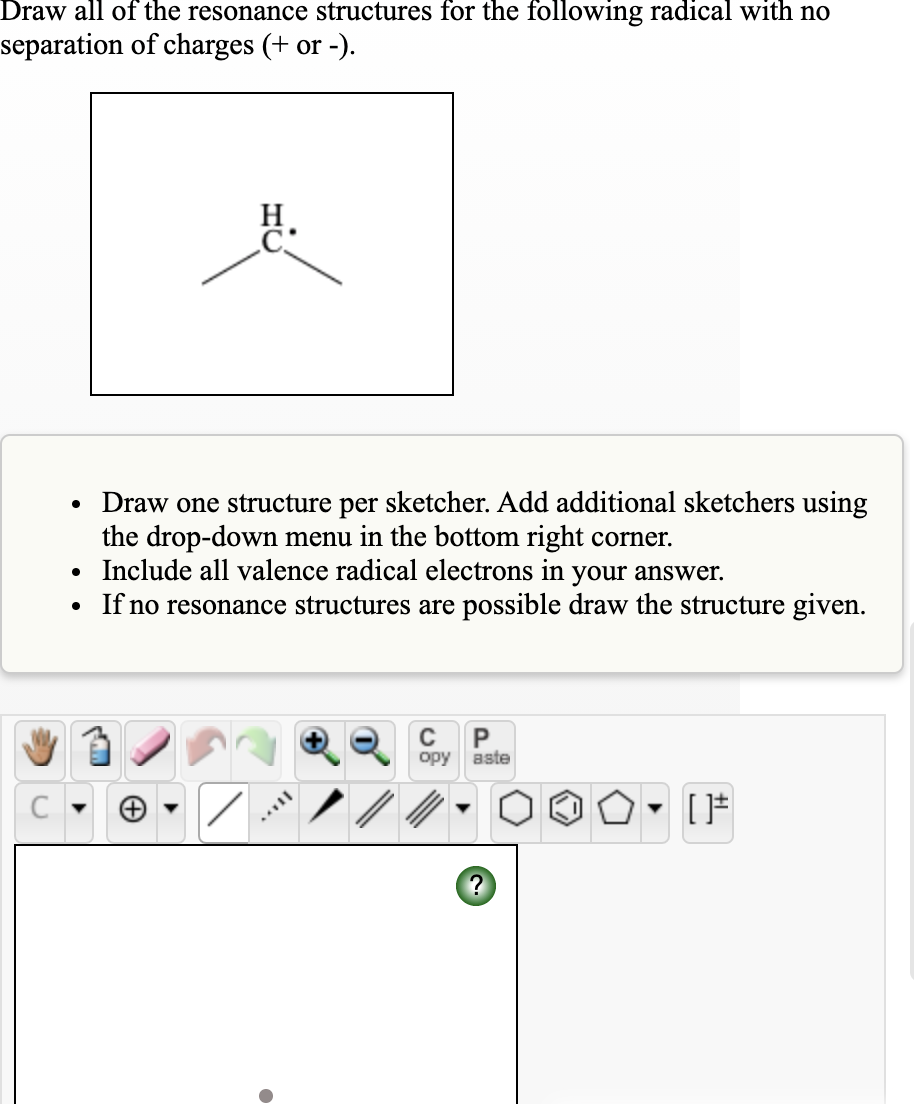 Solved Draw all of the resonance structures for the | Chegg.com
