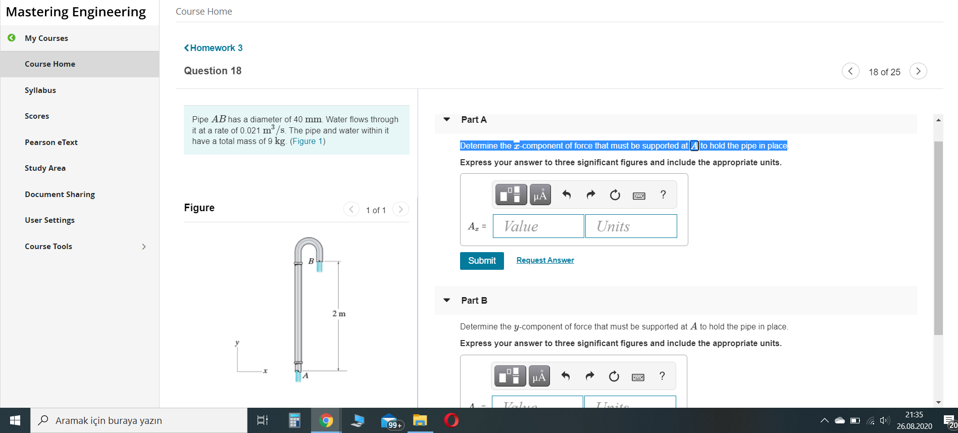 Solved Mastering Engineering Course Home My Courses