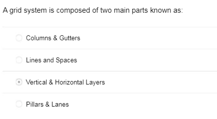 Solved A grid system is composed of two main parts known as: | Chegg.com