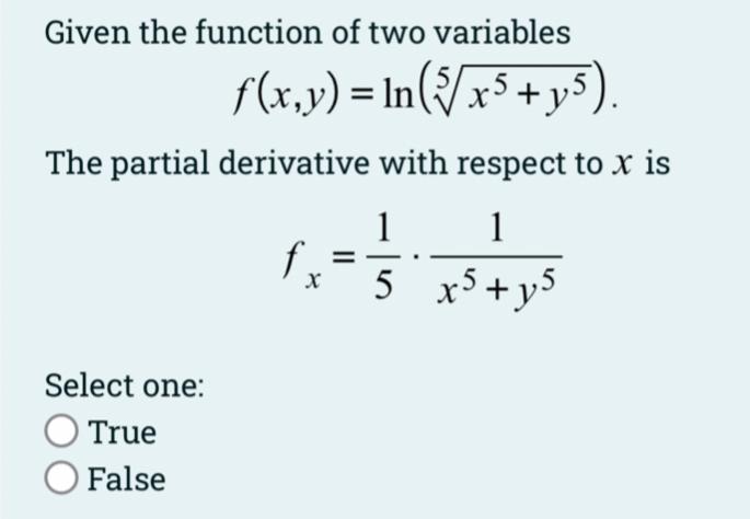 Solved х Given the function of two variables f(x,y) = | Chegg.com