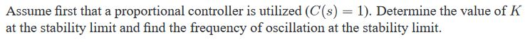 Solved Figure 1 below shows a typical control system block | Chegg.com