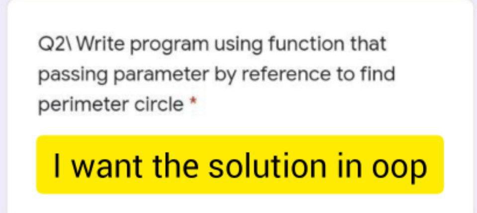 Solved Q2 Write Program Using Function That Passing 2364