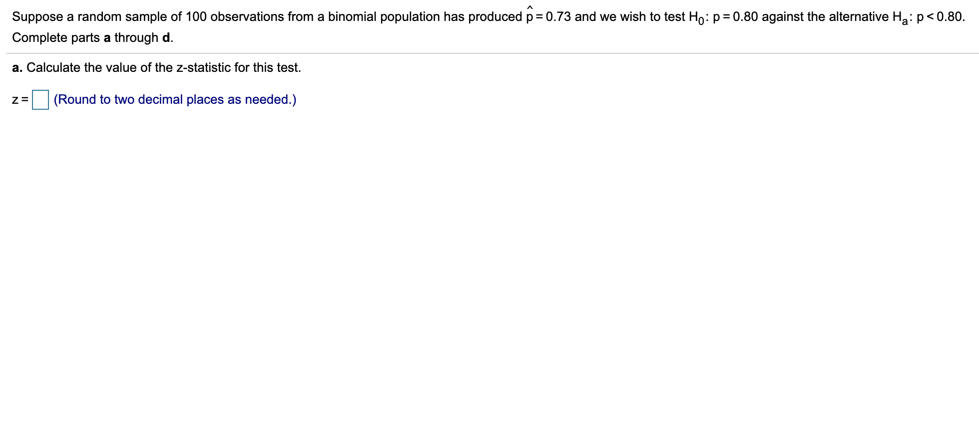 Solved Suppose a random sample of 100 observations from a | Chegg.com