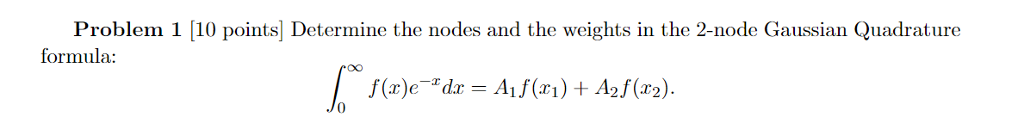 Solved Problem 1 [10 points] Determine the nodes and the | Chegg.com
