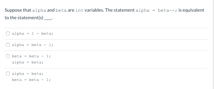 Solved beta--; is equivalent Suppose that alpha and beta are | Chegg.com