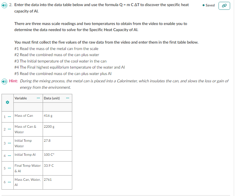 Solved Need help answering question 7 ﻿and 8.7. ﻿﻿Calculate | Chegg.com
