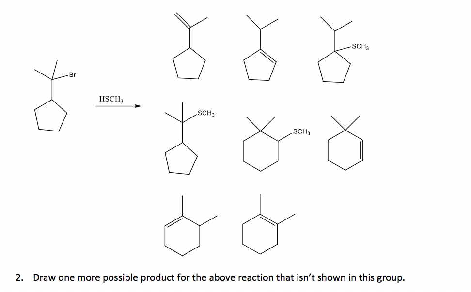 Solved SCH3 HSCH3 SCH3 SCH3 2. Draw one more possible | Chegg.com