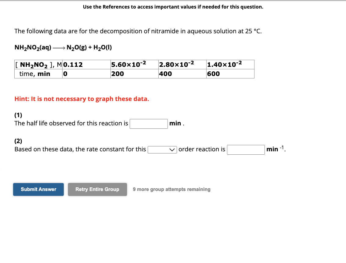 Solved Use the References to access important values if | Chegg.com