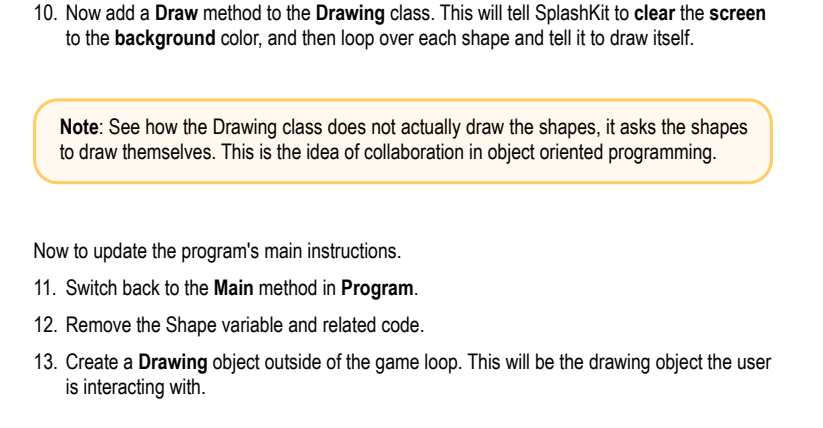 C# and Splashkit: need help: I am posting the | Chegg.com