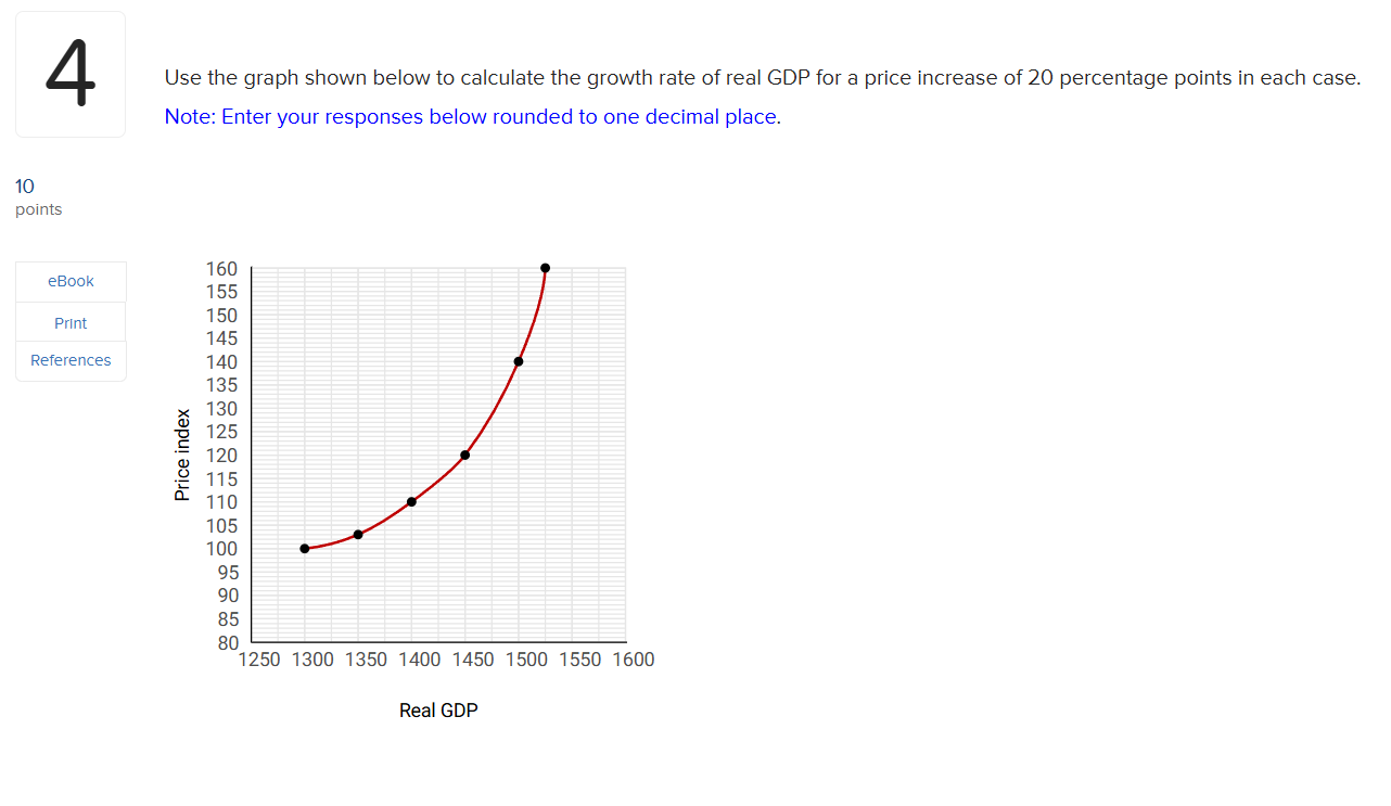 ch 5 ﻿Q4: Use the graph shown below to calculate the | Chegg.com