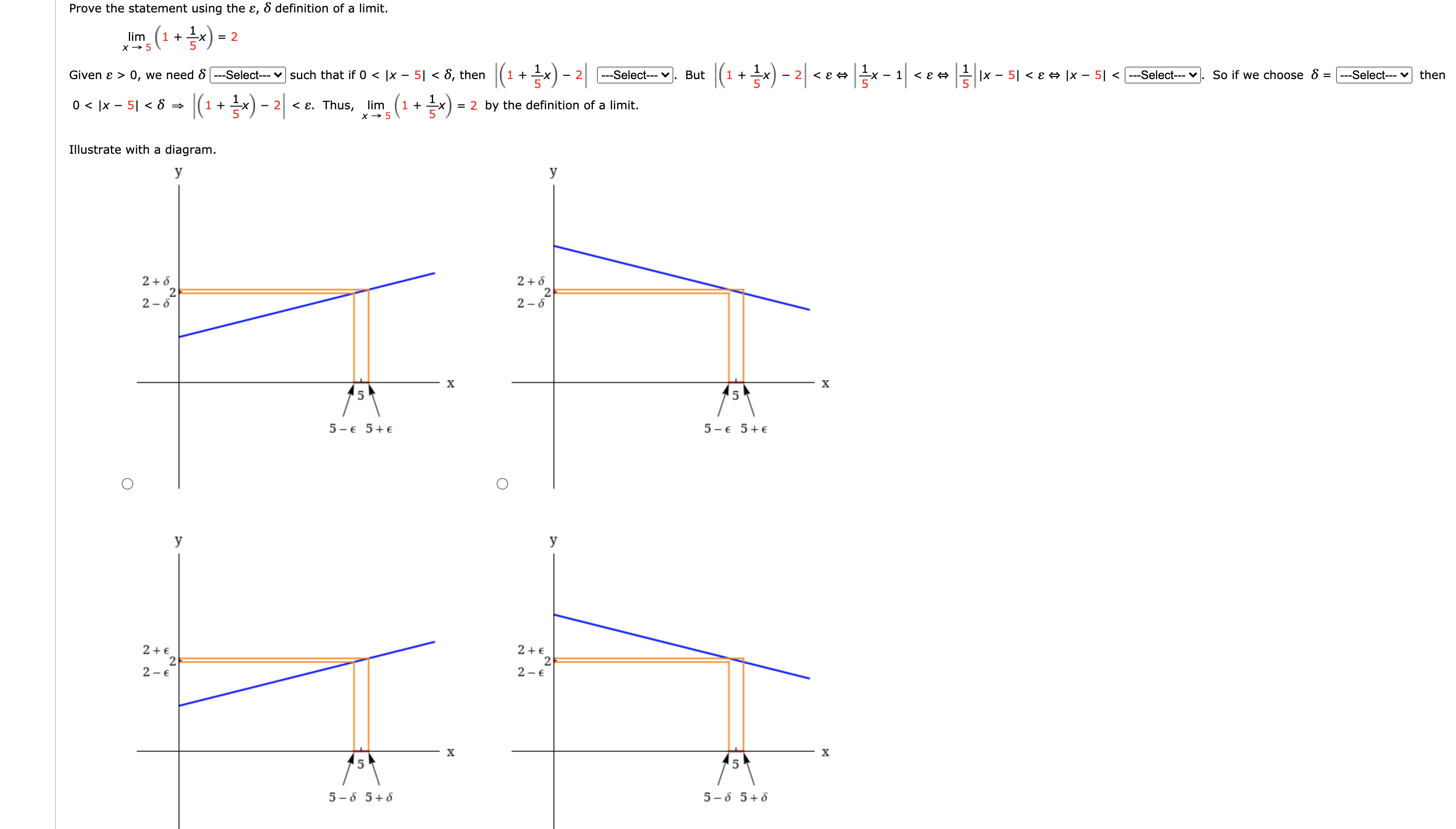 Solved Prove the statement using the a, 8 definition of a | Chegg.com