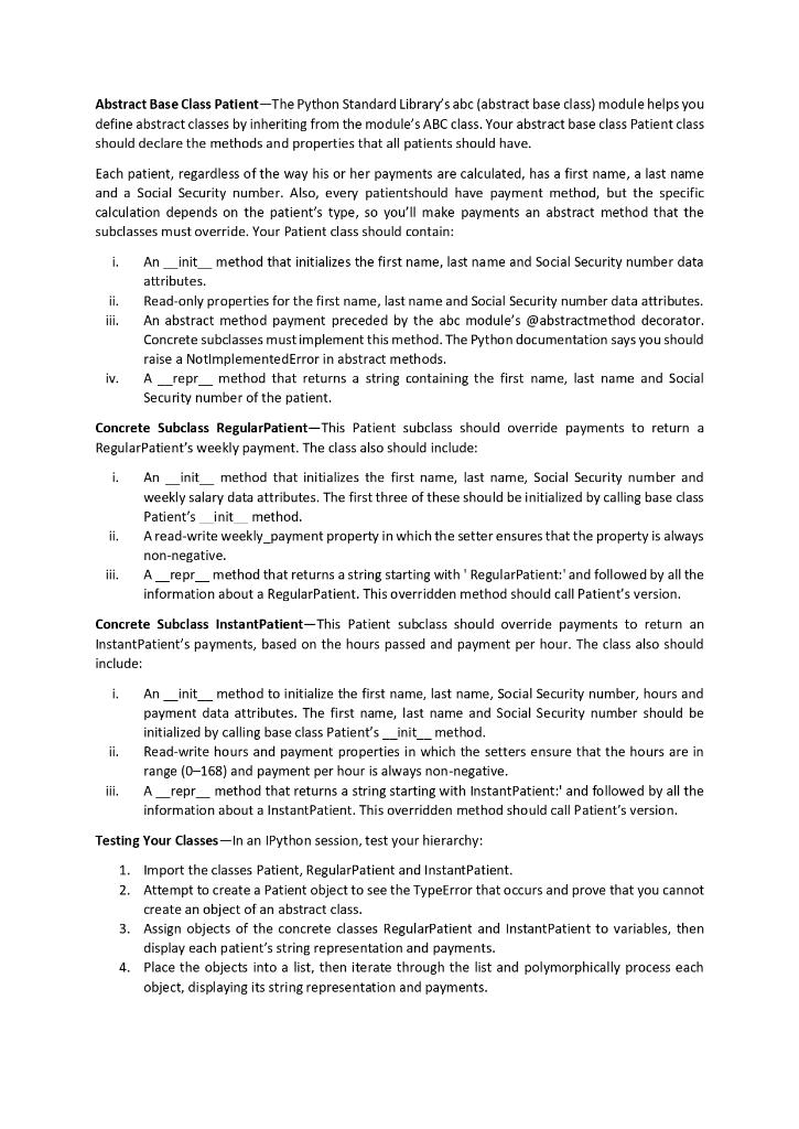 Solved Case Study II: Software Engineering with Abstract | Chegg.com