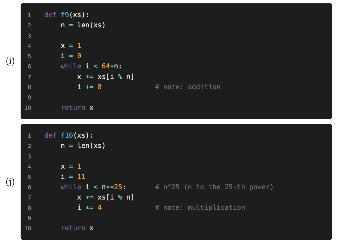Solved Give the asymptotic running time of each the | Chegg.com