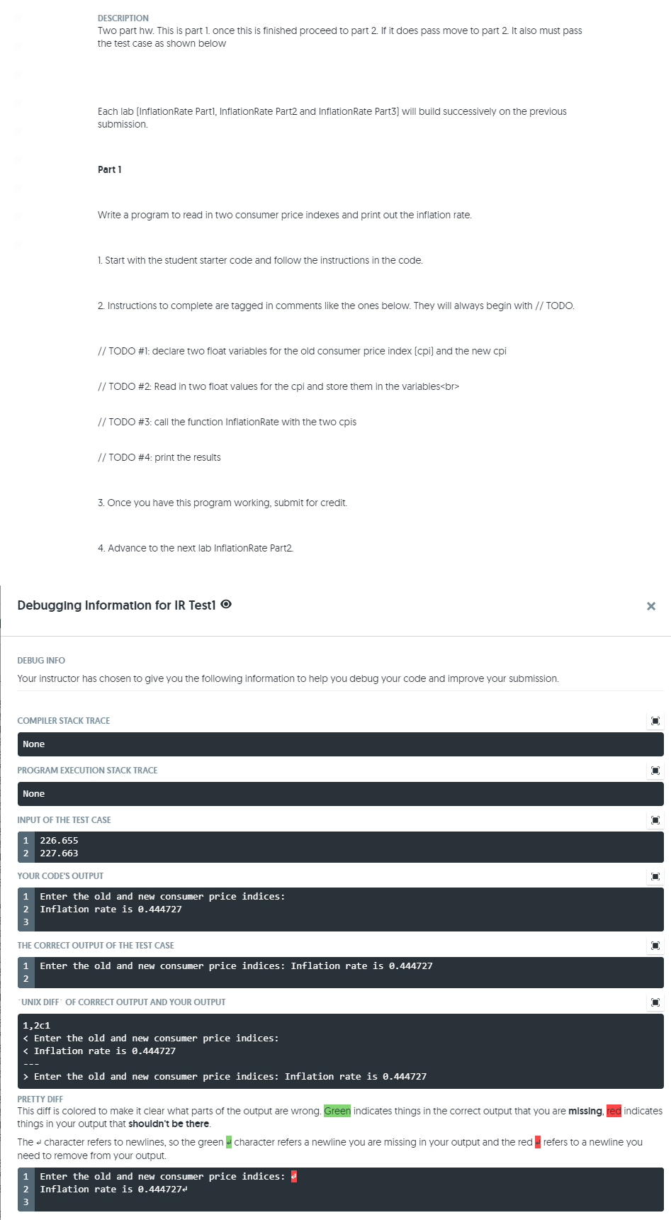Solved Do not paste your code only post the screenshot of | Chegg.com