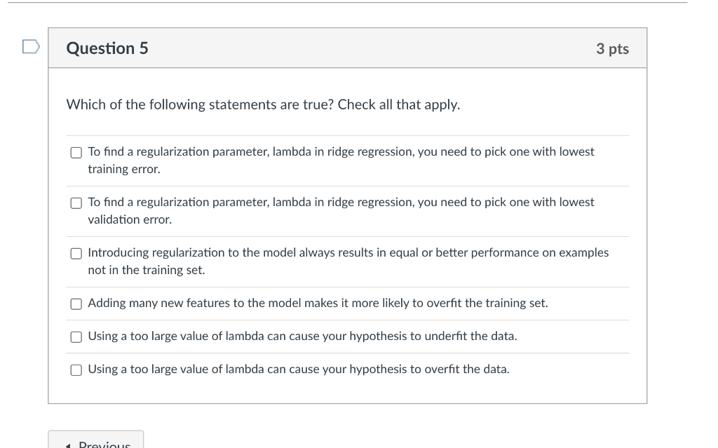 Solved Which of the following statements are true? Check all | Chegg.com