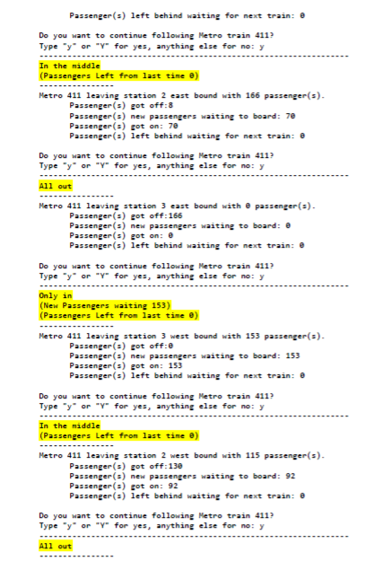 Solved Write a python program which controls a metro train | Chegg.com