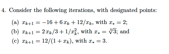 Solved For each iteration, determine the order of | Chegg.com