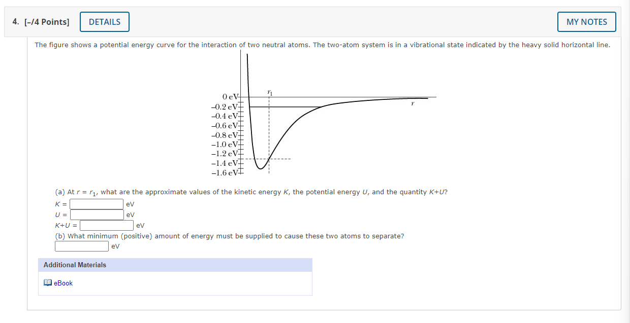 Solved (a) At r=r1, what are the approximate values of the | Chegg.com