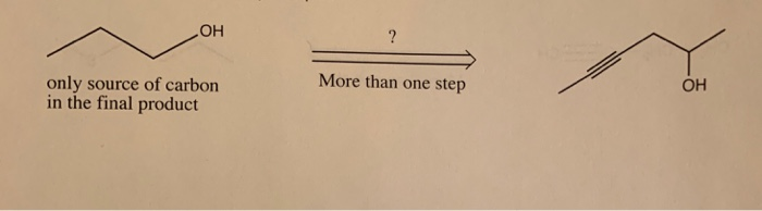 Solved Starting with 1-propanol as THE ONLY SOURCE OF CARBON | Chegg.com