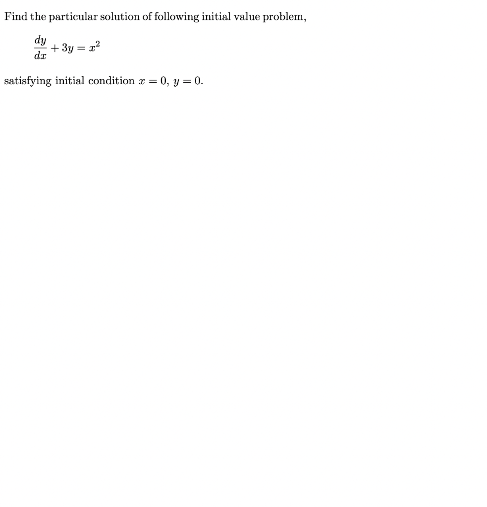 Solved (a) dy da (3x3 + 2x2 + 5)y x(4y3 + 3y) (b) dy dx x(y2 | Chegg.com