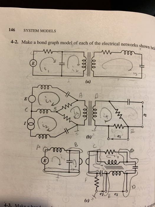 Solved 146 SYSTEM MODELS 4-2. Make a bond graph model of | Chegg.com