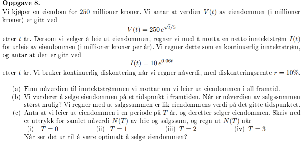 We are buying a property for NOK 250 million. We | Chegg.com