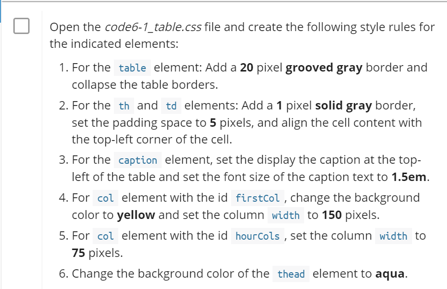 Solved What I am trying to create: The tasks that I am | Chegg.com