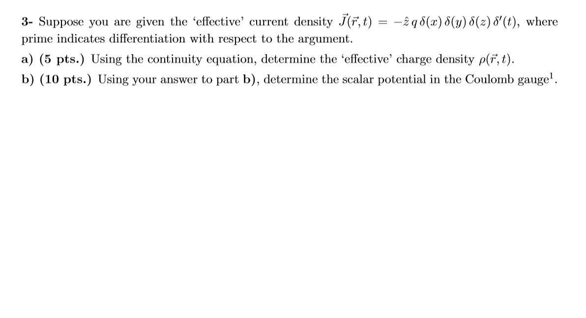 Solved 3- Suppose you are given the 'effective current | Chegg.com