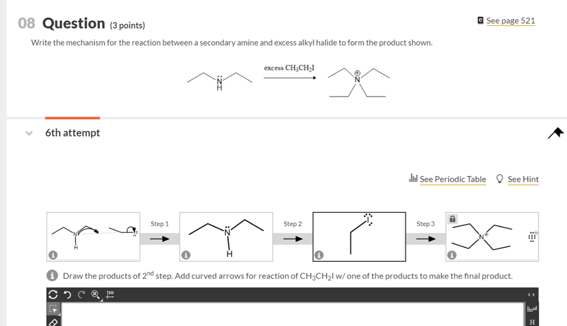 Solved Write the mechanism for the reaction between a | Chegg.com