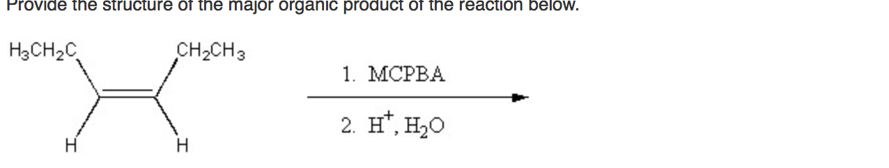 Solved Provide the structure of the major organic product of | Chegg.com