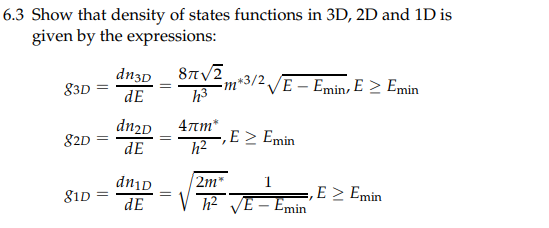 Solved question is related to nanoscience. topic: From 3D | Chegg.com