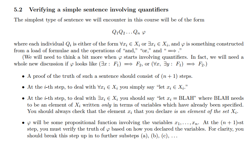 Solved 2. For each of the following sentences, either verify | Chegg.com