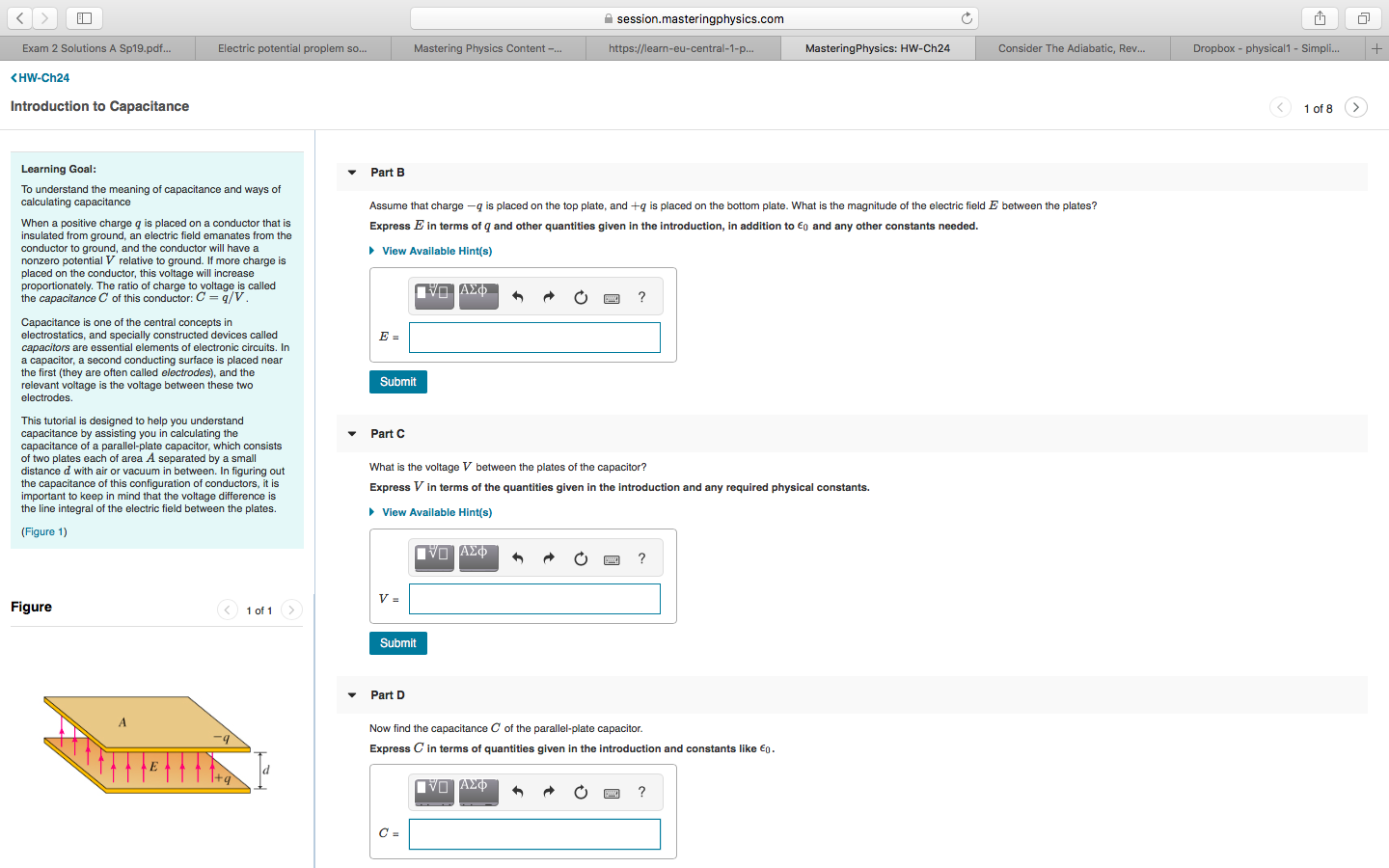 Solved: Session.masteringphysics.com Exam 2 Solutions A Sp... | Chegg.com