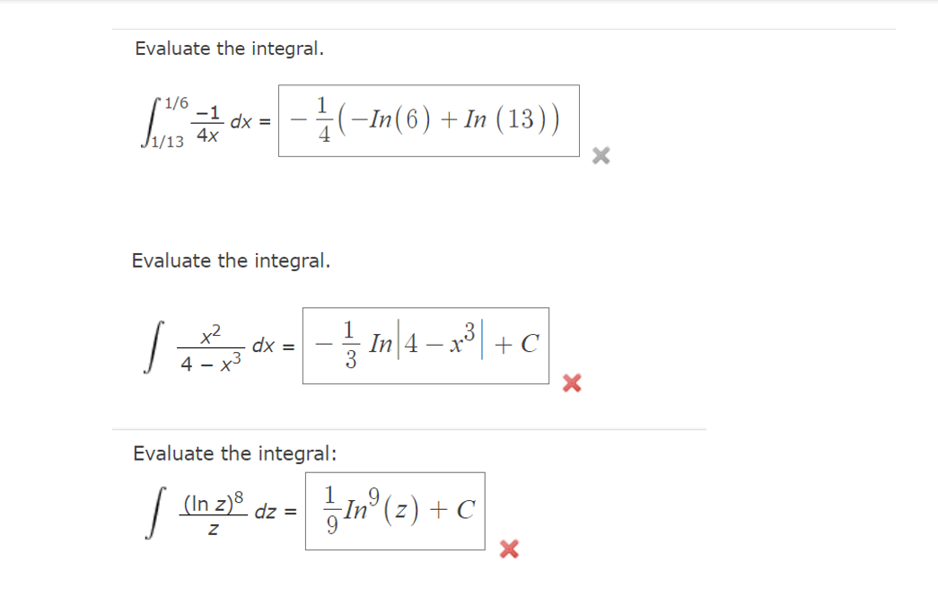 Solved Evaluate the integral. | Chegg.com