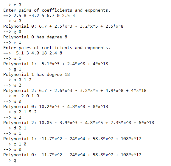 Solved TITLE REPRESENTING POLYNOMIAL FUNCTIONS WITH LINKED | Chegg.com